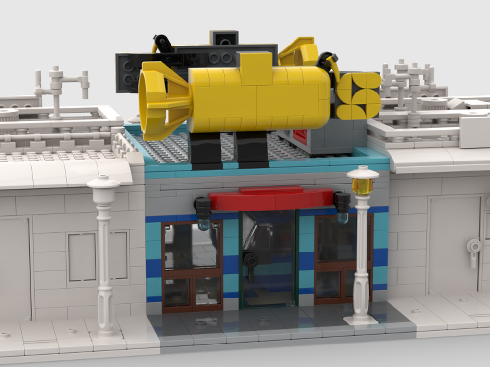 LEGO MOC Walk Through Sub Shop, modular by t-nova | Rebrickable - Build ...