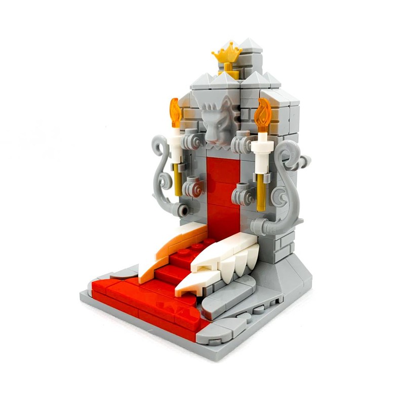 LEGO MOC Lion Throne by thebricklings | Rebrickable - Build with LEGO
