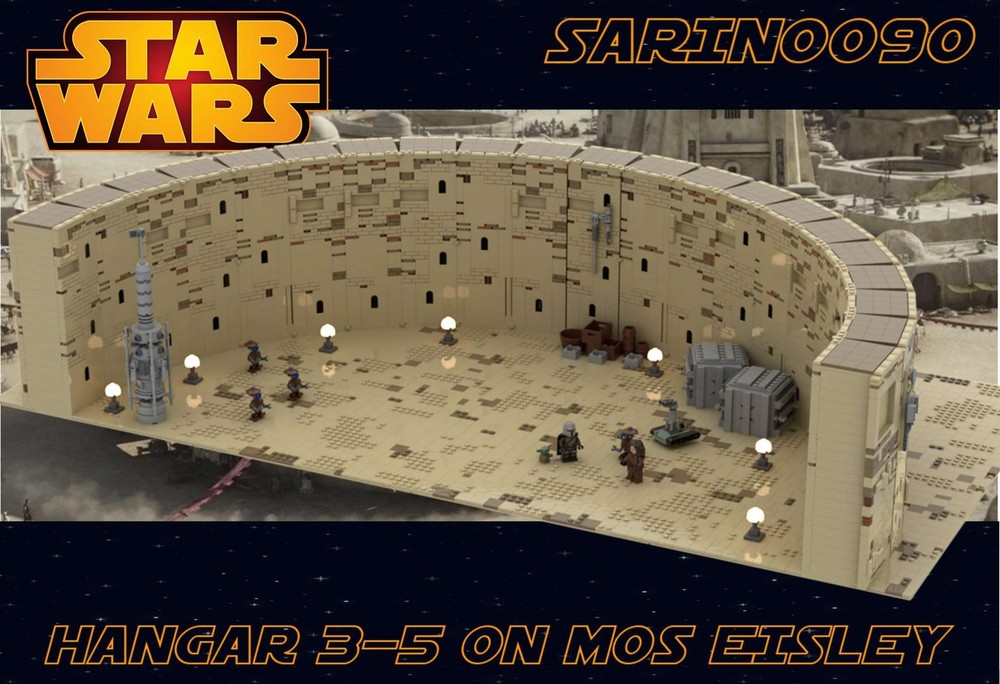 LEGO MOC SW - Hangar 3-5 on Mos Eisley by Sarinoo90 | Rebrickable ...