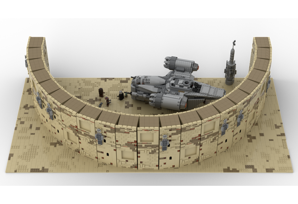 LEGO MOC SW - Hangar 3-5 on Mos Eisley by Sarinoo90 | Rebrickable ...
