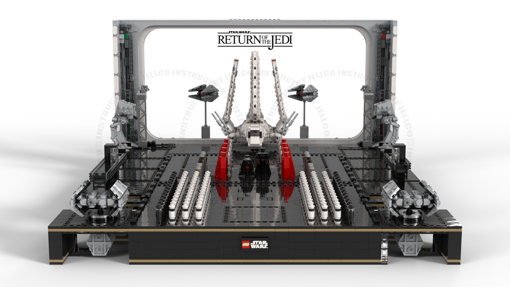 LEGO MOC Micro Diorama : Episode VI Emperor's Inspection Full Package ...