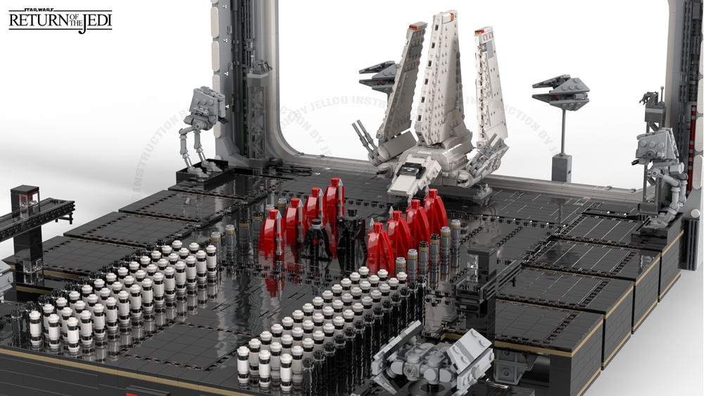 LEGO MOC Micro Diorama : Episode VI Emperor's Inspection Full Package ...