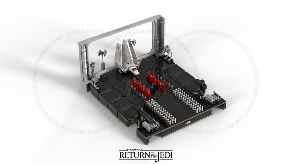 LEGO MOC Micro Diorama : Episode VI Emperor's Inspection Full Package ...