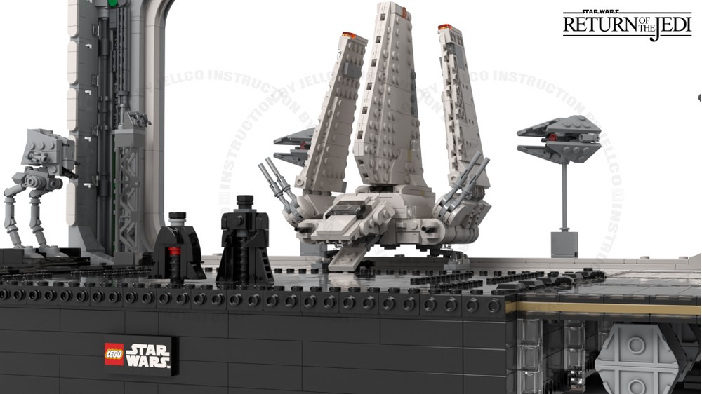 LEGO MOC Micro Diorama : Episode VI Emperor's Inspection Full Package ...