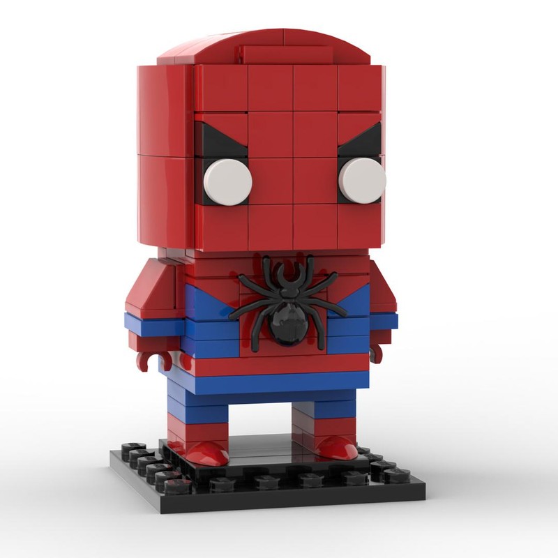 LEGO MOC Spiderman Home Coming Suit Brickheadz by custominstructions ...
