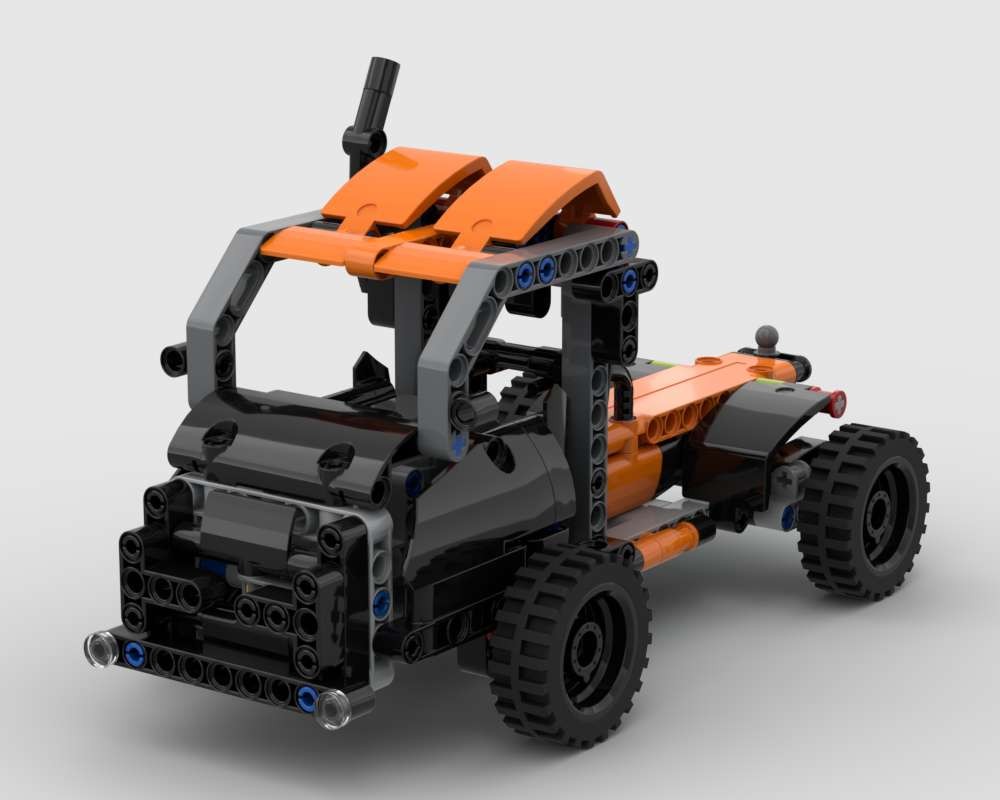 LEGO MOC Truck 42166 Alternative by ErikGS | Rebrickable - Build with LEGO