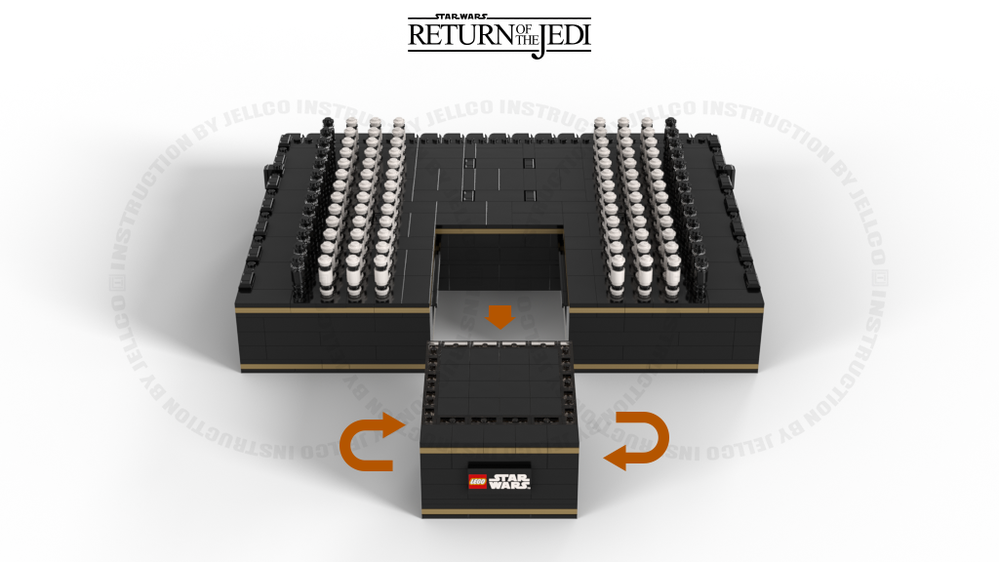 LEGO MOC Micro Diorama : Episode VI Emperor's Inspection Expansion ...