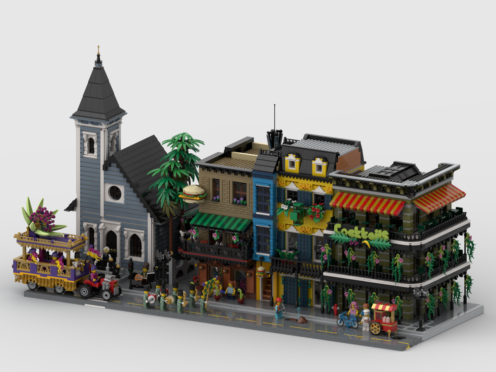 LEGO MOC French Quarter New Orleans by Cvanhulle | Rebrickable - Build ...