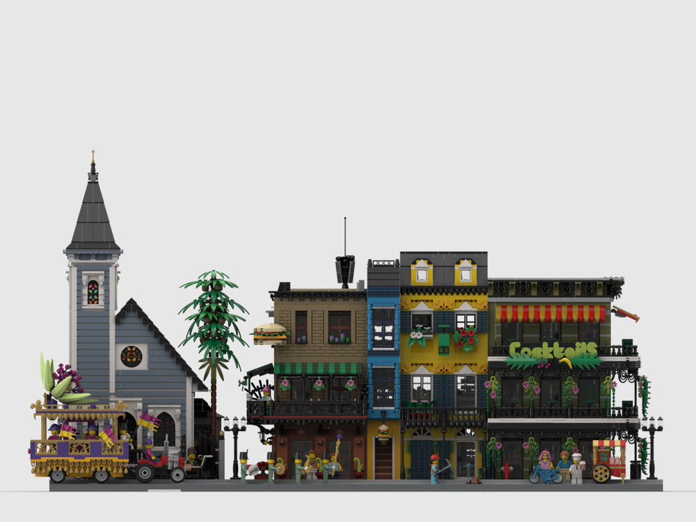 LEGO MOC French Quarter New Orleans by Cvanhulle | Rebrickable - Build ...
