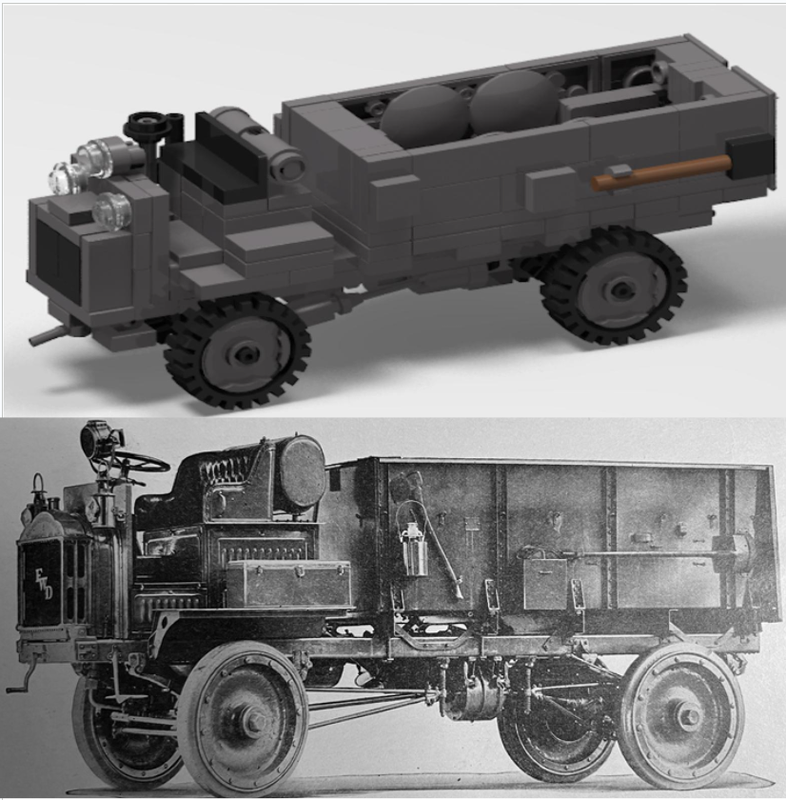 LEGO MOC FWD Model B United States WWI Truck by thegreatwarinbricks ...