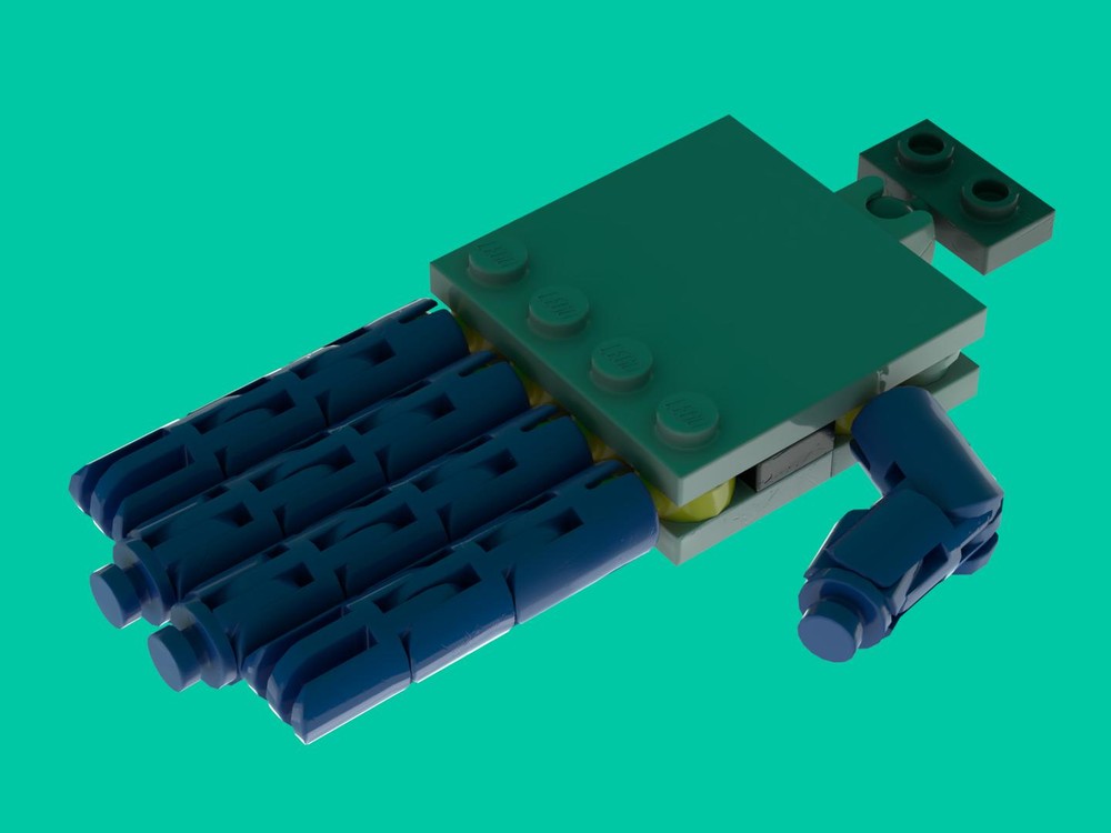 LEGO MOC hand from old figure arms movable almost realistic way by ...