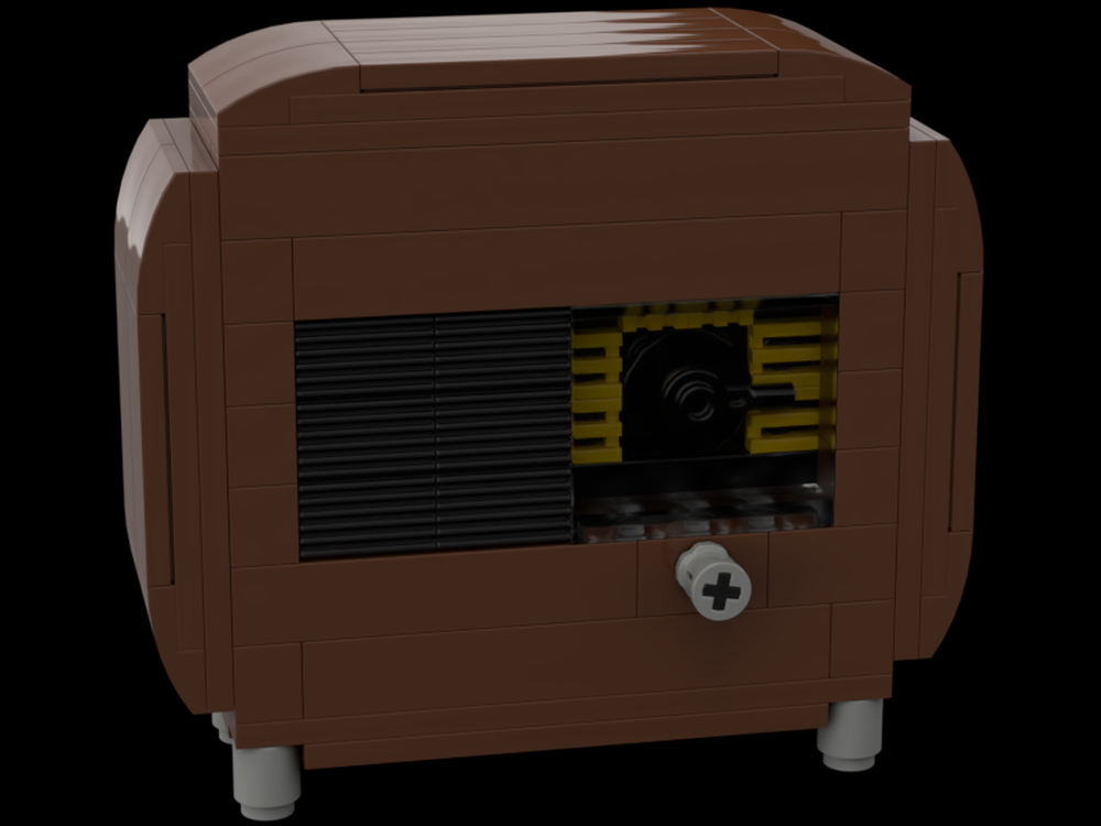 LEGO MOC retro radio by roma_raptor | Rebrickable - Build with LEGO