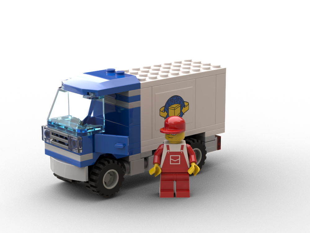 LEGO MOC Cabover container truck by Swerix | Rebrickable - Build with LEGO