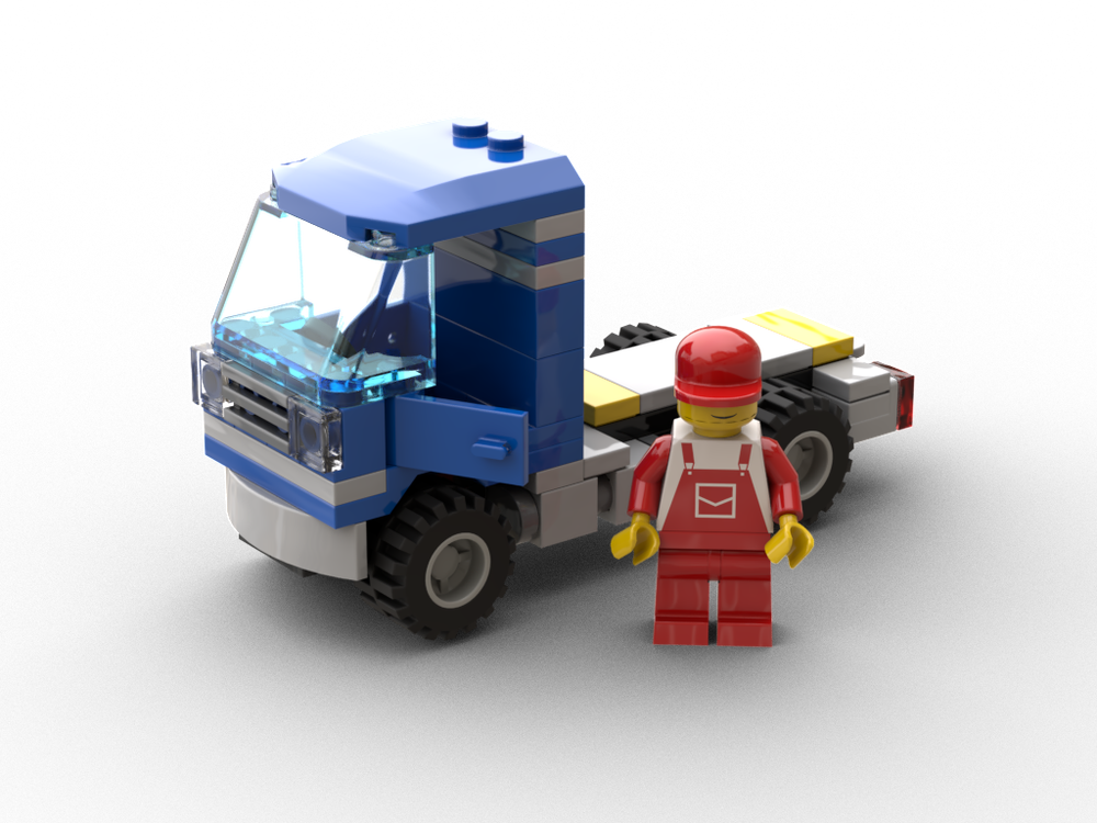 LEGO MOC Cabover container truck by Swerix | Rebrickable - Build with LEGO