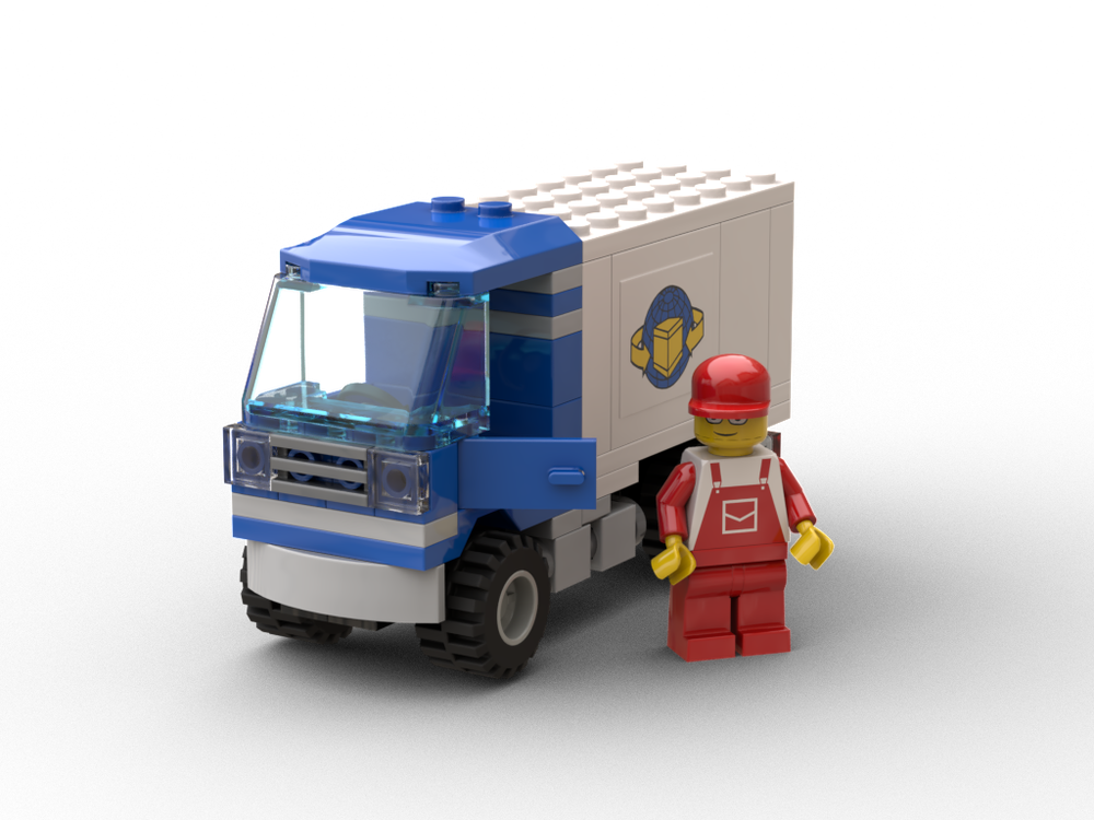 LEGO MOC Cabover container truck by Swerix | Rebrickable - Build with LEGO