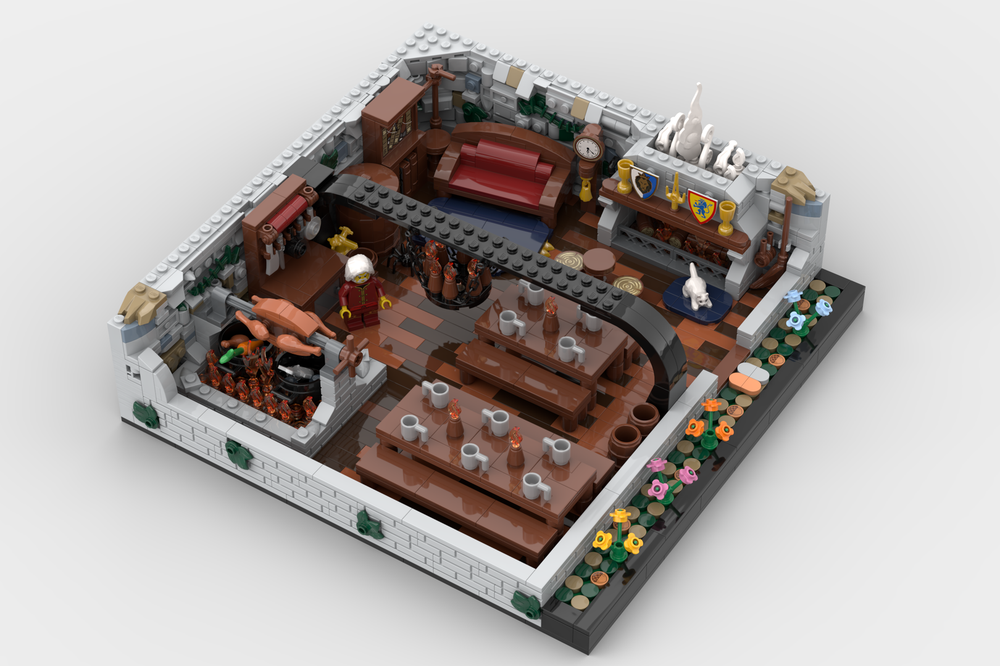 LEGO MOC Tavern Diorama by lottiesbricks | Rebrickable - Build with LEGO