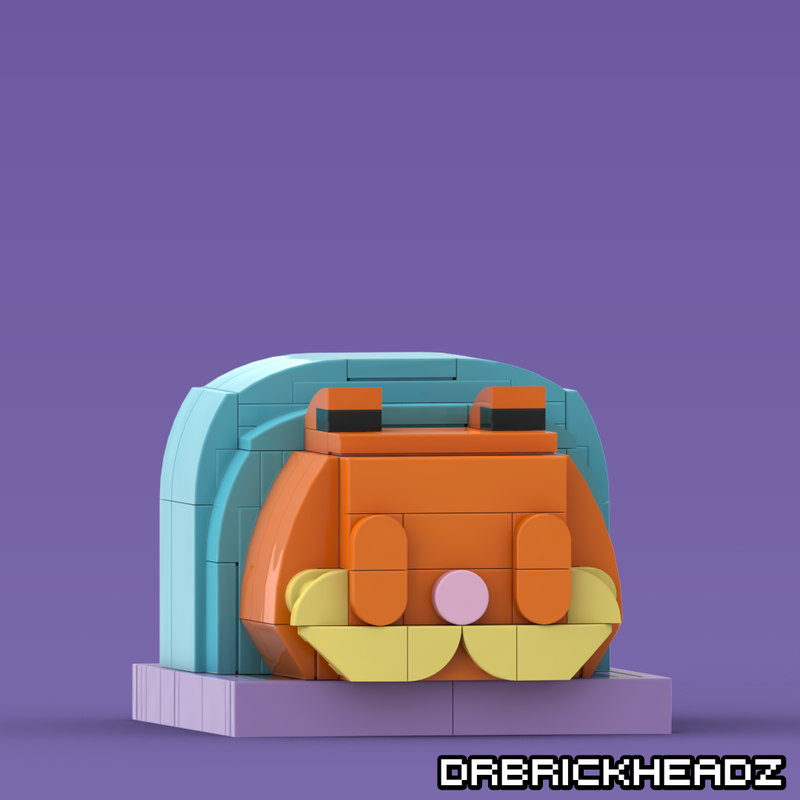LEGO MOC Garfield (bed) Brickheadz by DrBrickheadz | Rebrickable ...