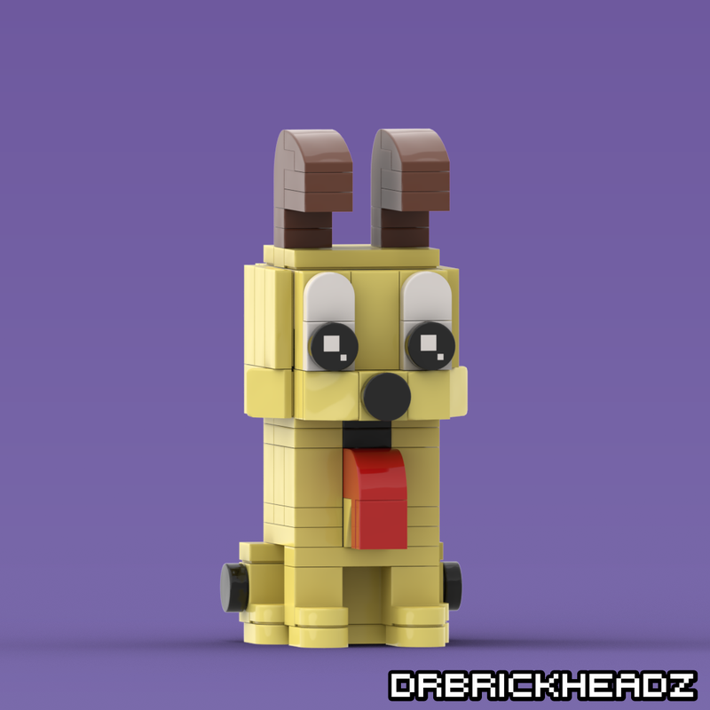 LEGO MOC Odie (Garfield) Brickheadz by DrBrickheadz | Rebrickable ...