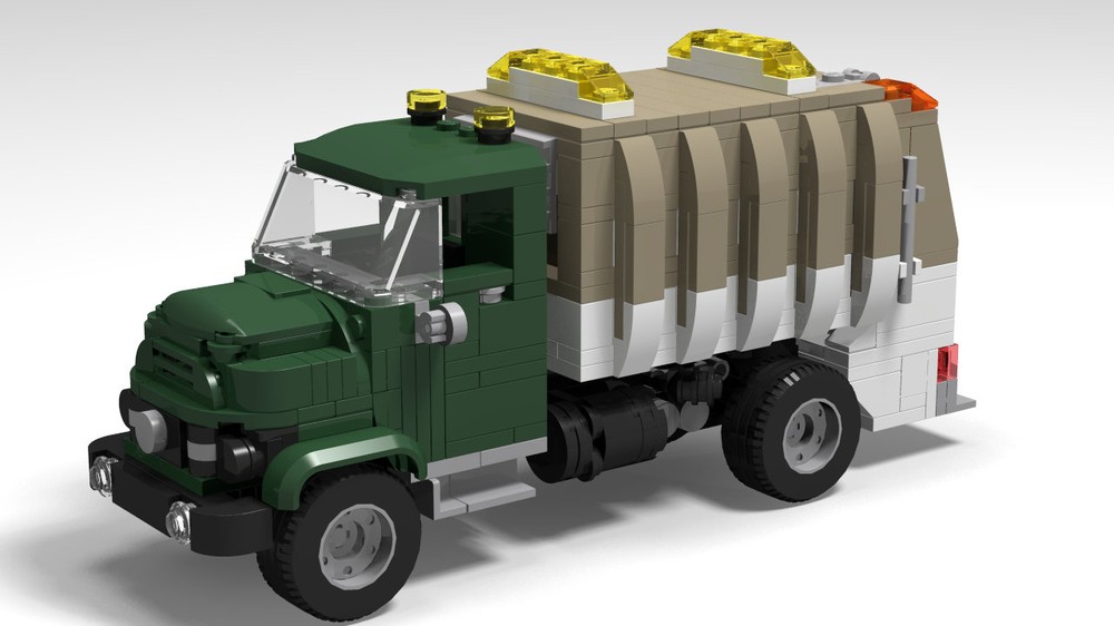 LEGO MOC Mercedes "Rundhauber" Garbage Truck / Müllwagen by DC_Customs ...