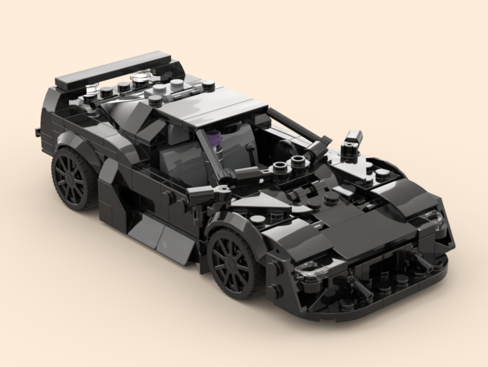 LEGO MOC 1990 LBWK Honda NSX by Xayabricks | Rebrickable - Build with LEGO