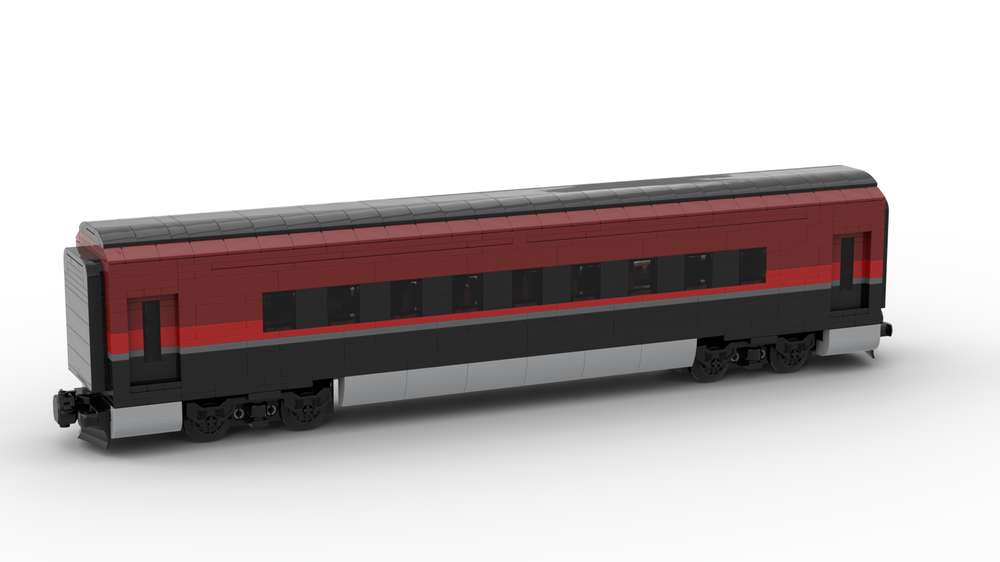 LEGO MOC Wagon - ÖBB 1216 Railjet - MOC by Mimi68 | Rebrickable - Build ...