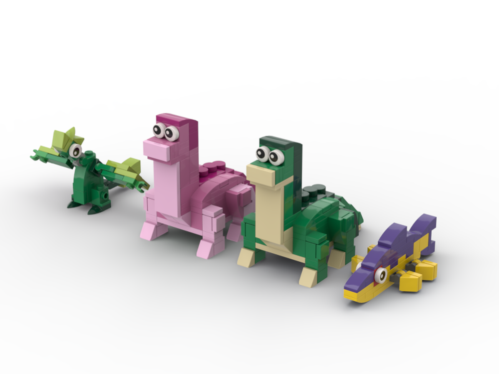 LEGO MOC-174070 Land Before Time Littlefoot’s Friends by ConsFavorites ...