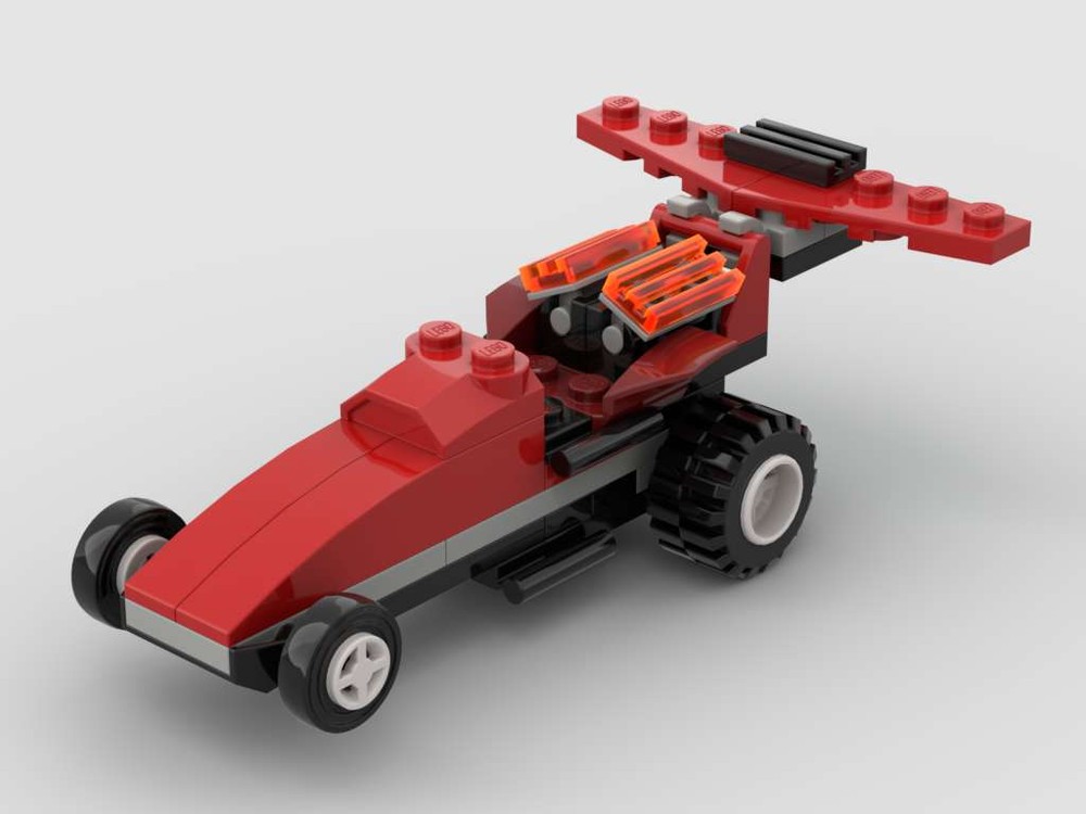 LEGO MOC 4593-1-s1 - Red Car with 42289 Fake Pullback Motor Ver-b by ...