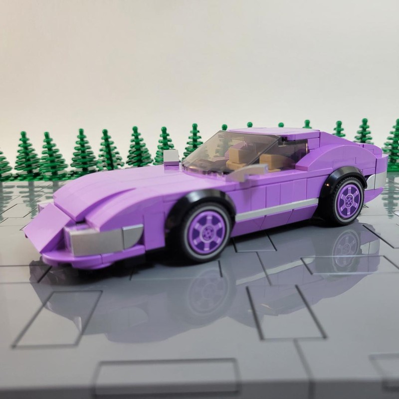 LEGO MOC Lilac Tracer by Brick_Lizard | Rebrickable - Build with LEGO