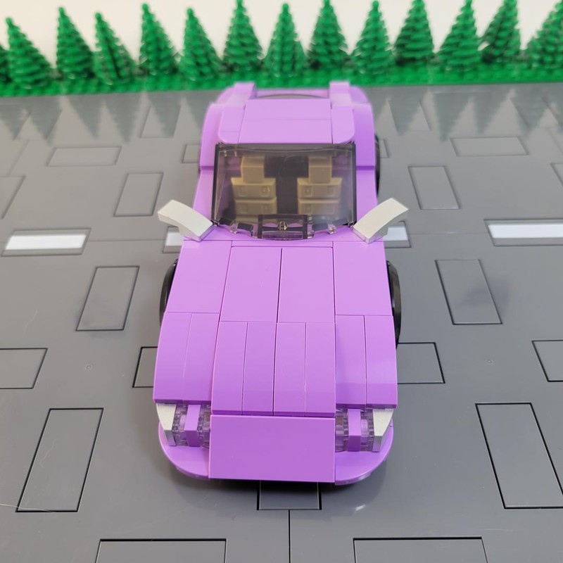LEGO MOC Lilac Tracer by Brick_Lizard | Rebrickable - Build with LEGO