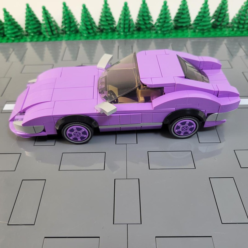 LEGO MOC Lilac Tracer by Brick_Lizard | Rebrickable - Build with LEGO