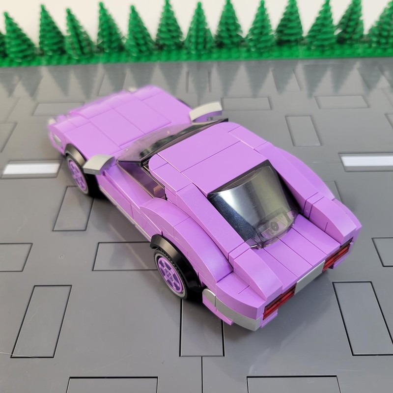 LEGO MOC Lilac Tracer by Brick_Lizard | Rebrickable - Build with LEGO