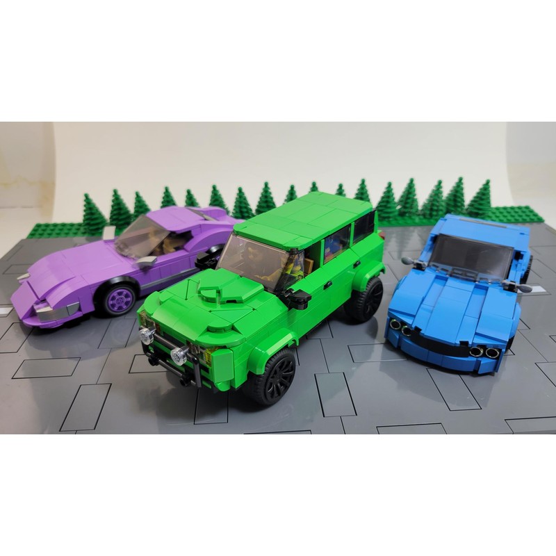 LEGO MOC Lilac Tracer by Brick_Lizard | Rebrickable - Build with LEGO