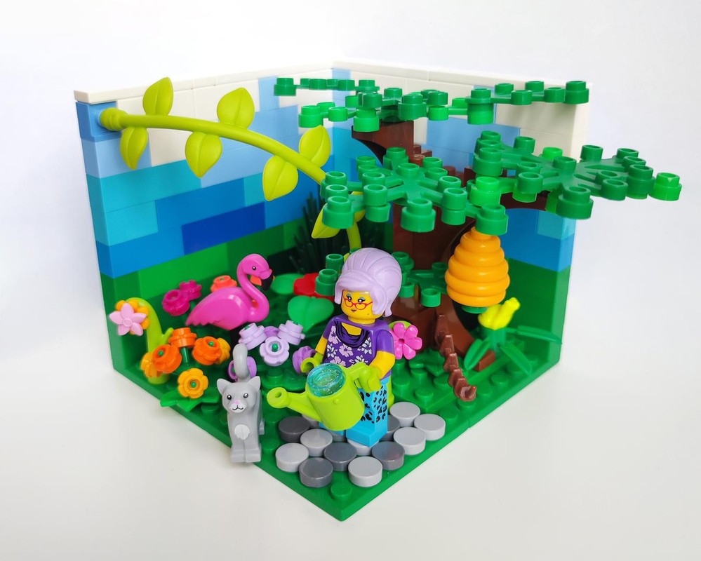 Lego Moc Gardener Vignette By Brickuba Rebrickable Build With Lego