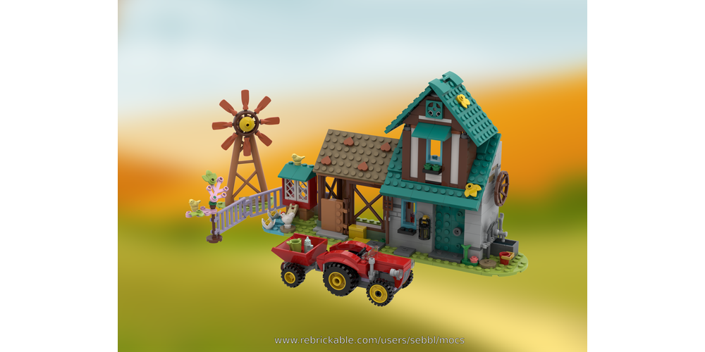 LEGO MOC 42617: Cozy Farmhouse by sebbl | Rebrickable - Build with LEGO