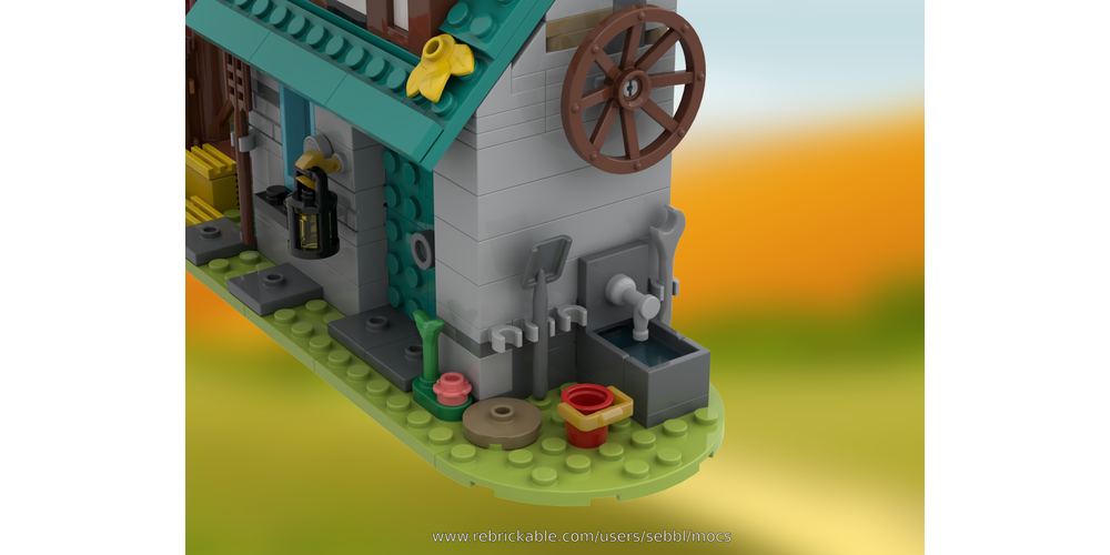 LEGO MOC 42617: Cozy Farmhouse by sebbl | Rebrickable - Build with LEGO