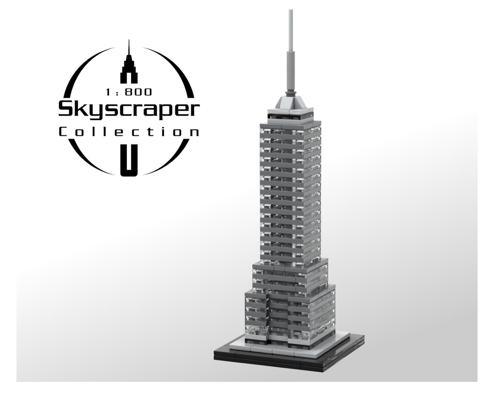 LEGO MOC Torre Latinoamericana 1:800 Scale (Mexico) by SPBrix ...