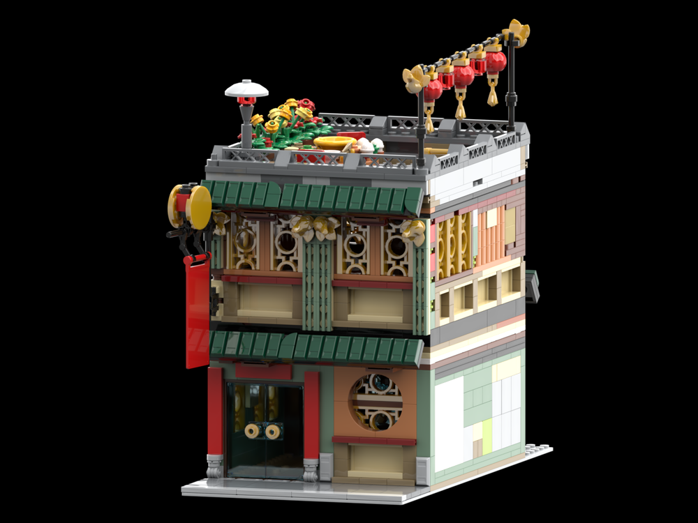 LEGO MOC Modular Chinese Restaurant by tommetallica | Rebrickable ...