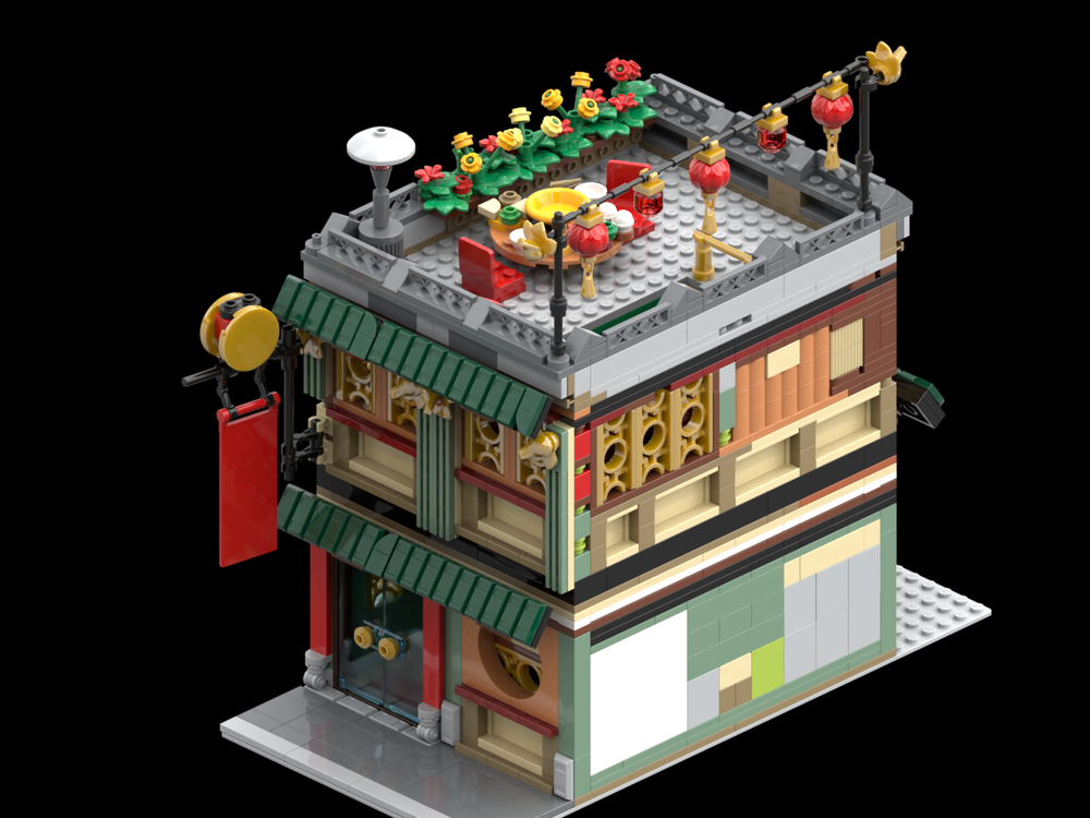 LEGO MOC Modular Chinese Restaurant by tommetallica | Rebrickable ...