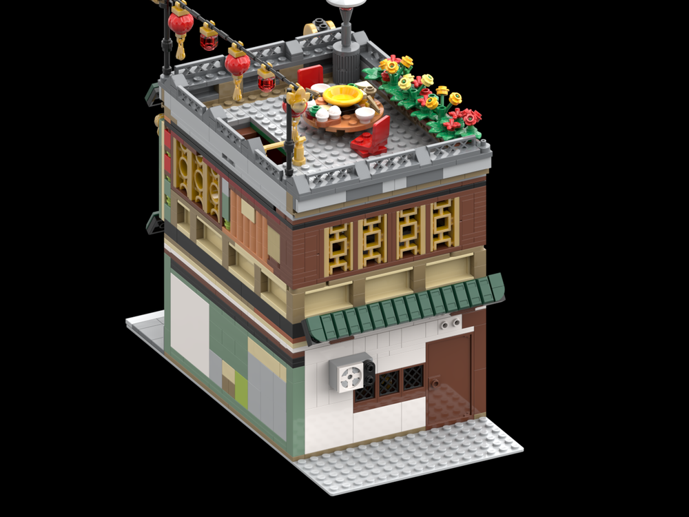 LEGO MOC Modular Chinese Restaurant by tommetallica | Rebrickable ...