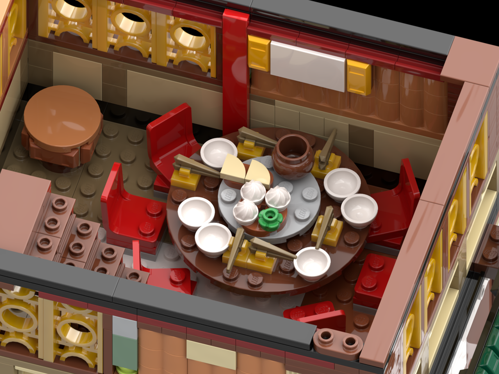 LEGO MOC Modular Chinese Restaurant by tommetallica | Rebrickable ...