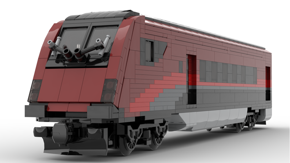 LEGO MOC locomotives électriques - ÖBB 1216 Railjet - MOC by Mimi68 ...