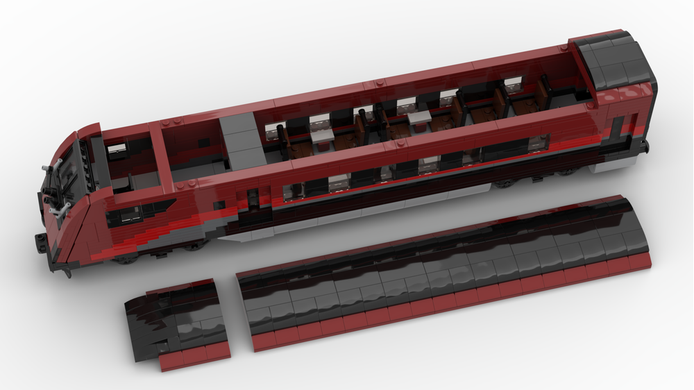 LEGO MOC locomotives électriques - ÖBB 1216 Railjet - MOC by Mimi68 ...