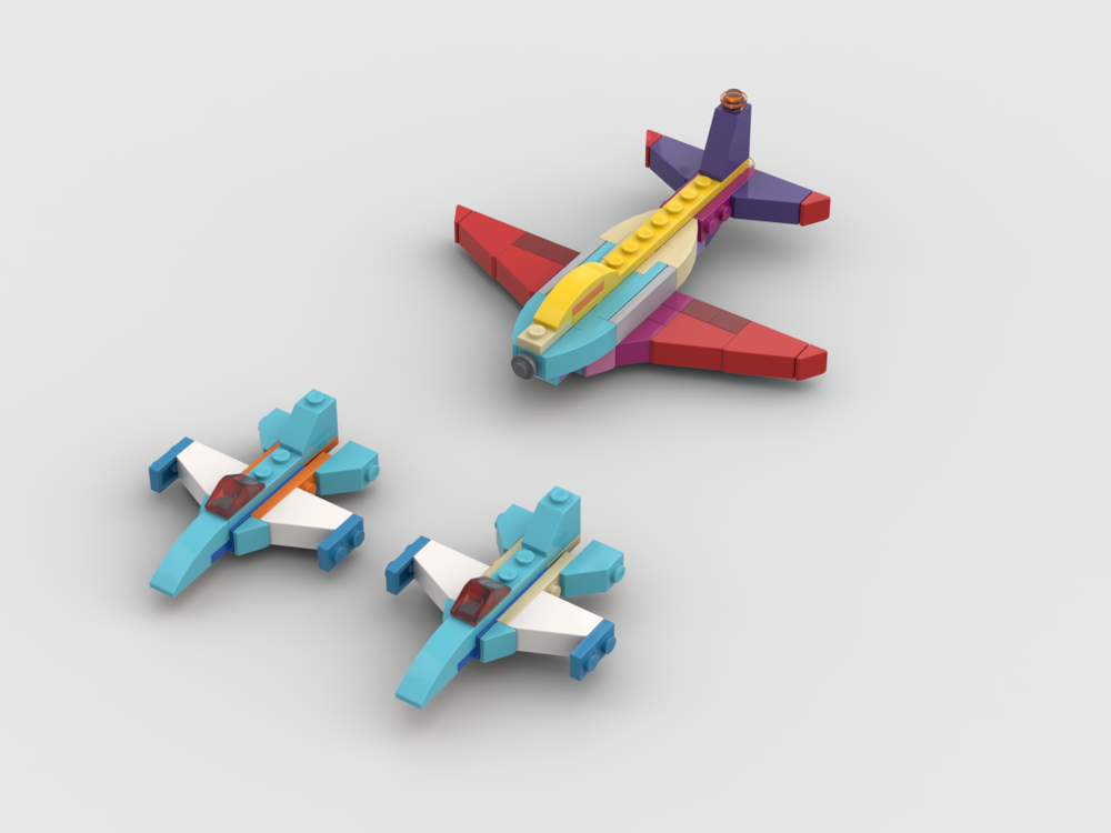 LEGO MOC 10698 - Jet Planes by ChiLegGodt | Rebrickable - Build with LEGO