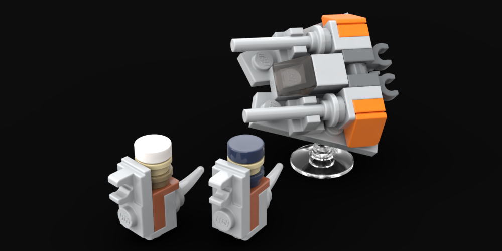 LEGO MOC Snowspeeder // Tauntauns by DarthSchrader | Rebrickable ...