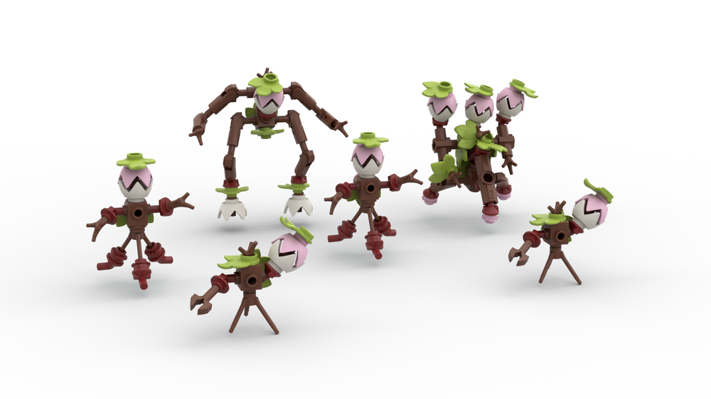 LEGO MOC Floral Grimblies Collection by tyrinov | Rebrickable - Build ...
