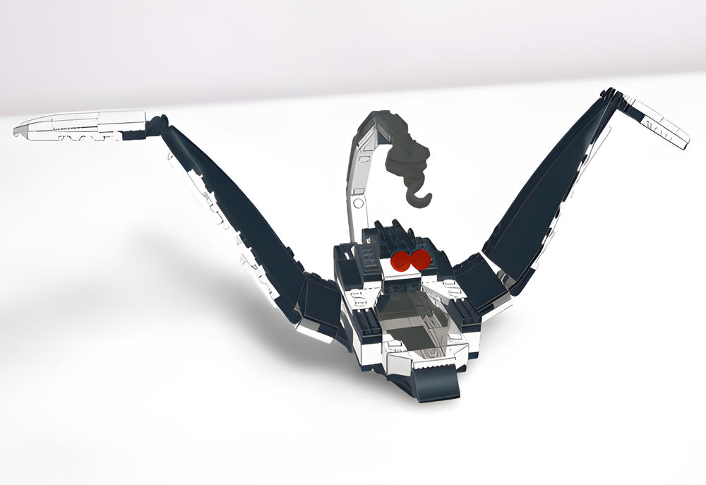LEGO MOC White Hornet by King_Cow | Rebrickable - Build with LEGO