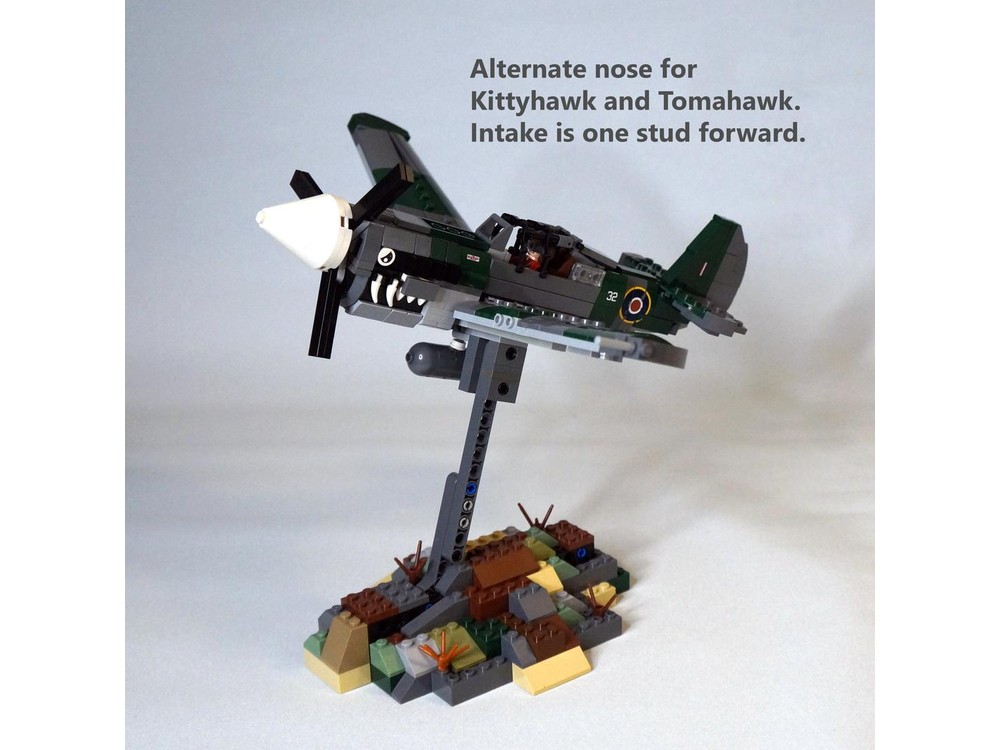 LEGO MOC Curtiss P-40 Warhawk (Tomahawk) (Kittyhawk) by Paulmanaitor ...