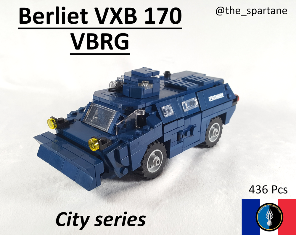 LEGO MOC Berliet VXB 170 VBRG by Spartane | Rebrickable - Build with LEGO