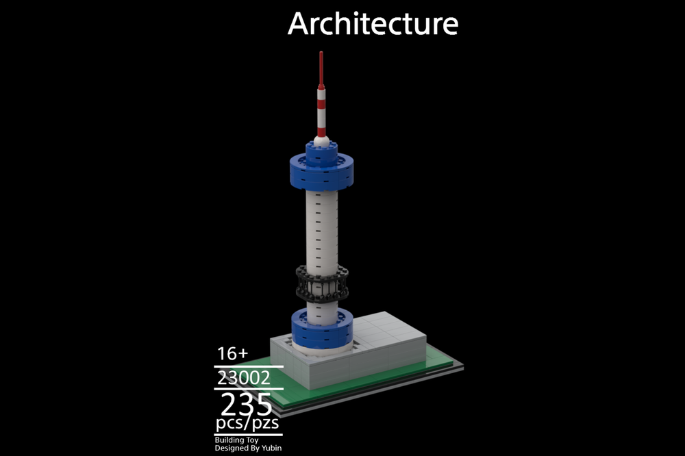 LEGO MOC N Seoul Tower by yubin_ly | Rebrickable - Build with LEGO