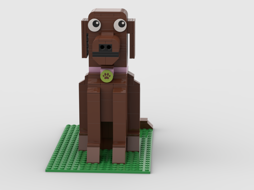 LEGO MOC cute little dog by BrickRangerRick | Rebrickable - Build with LEGO